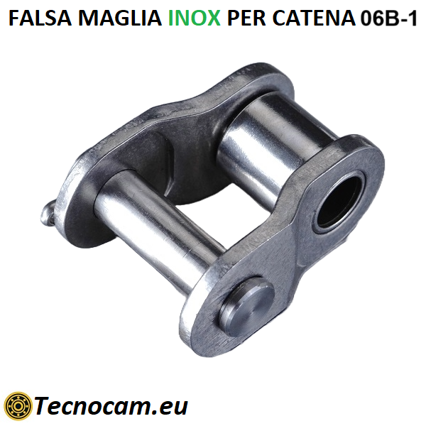Falsa Maglia in ACCIAIO INOX per Catena 06B-1 — Tecnocam Store